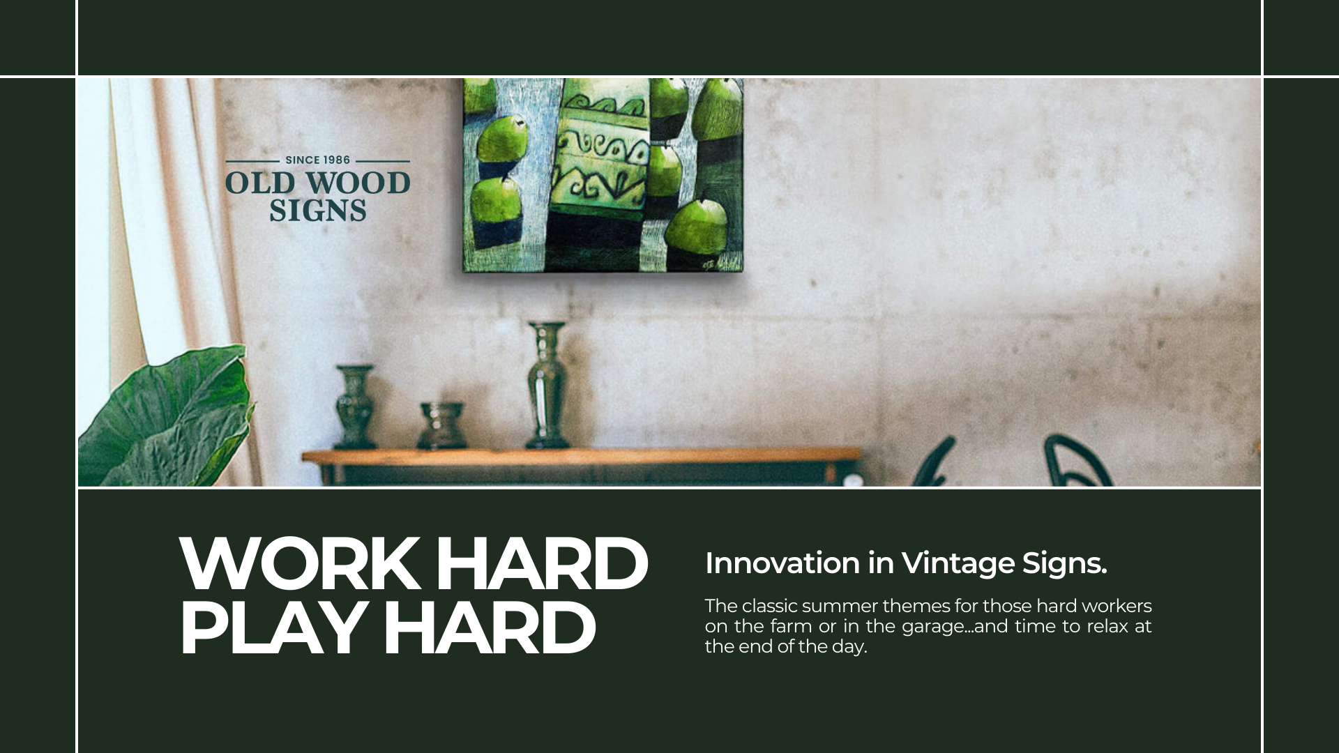 Transform Your Space with Vintage Wood and Metal Signs: Farms, Garages ...