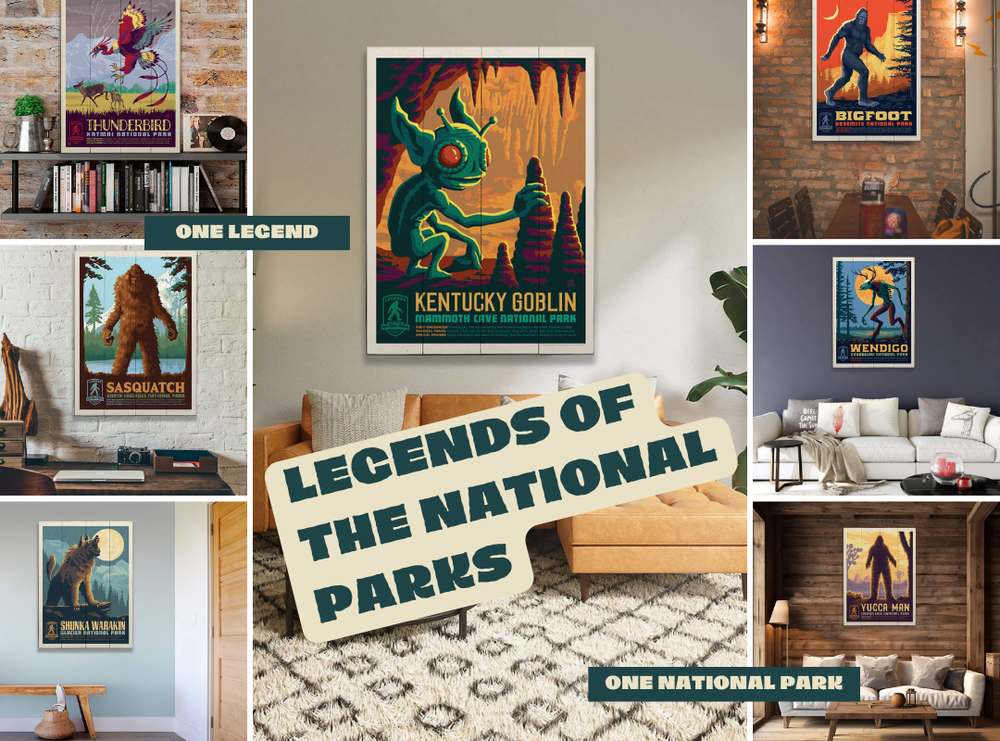 Legends of the National Parks – Old Wood Signs