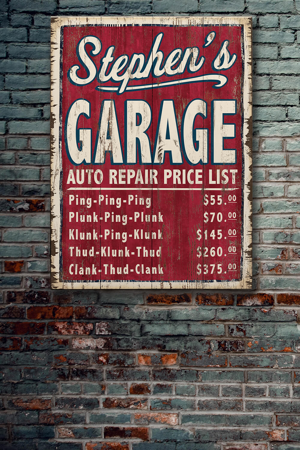 GARAGE – Old Wood Signs