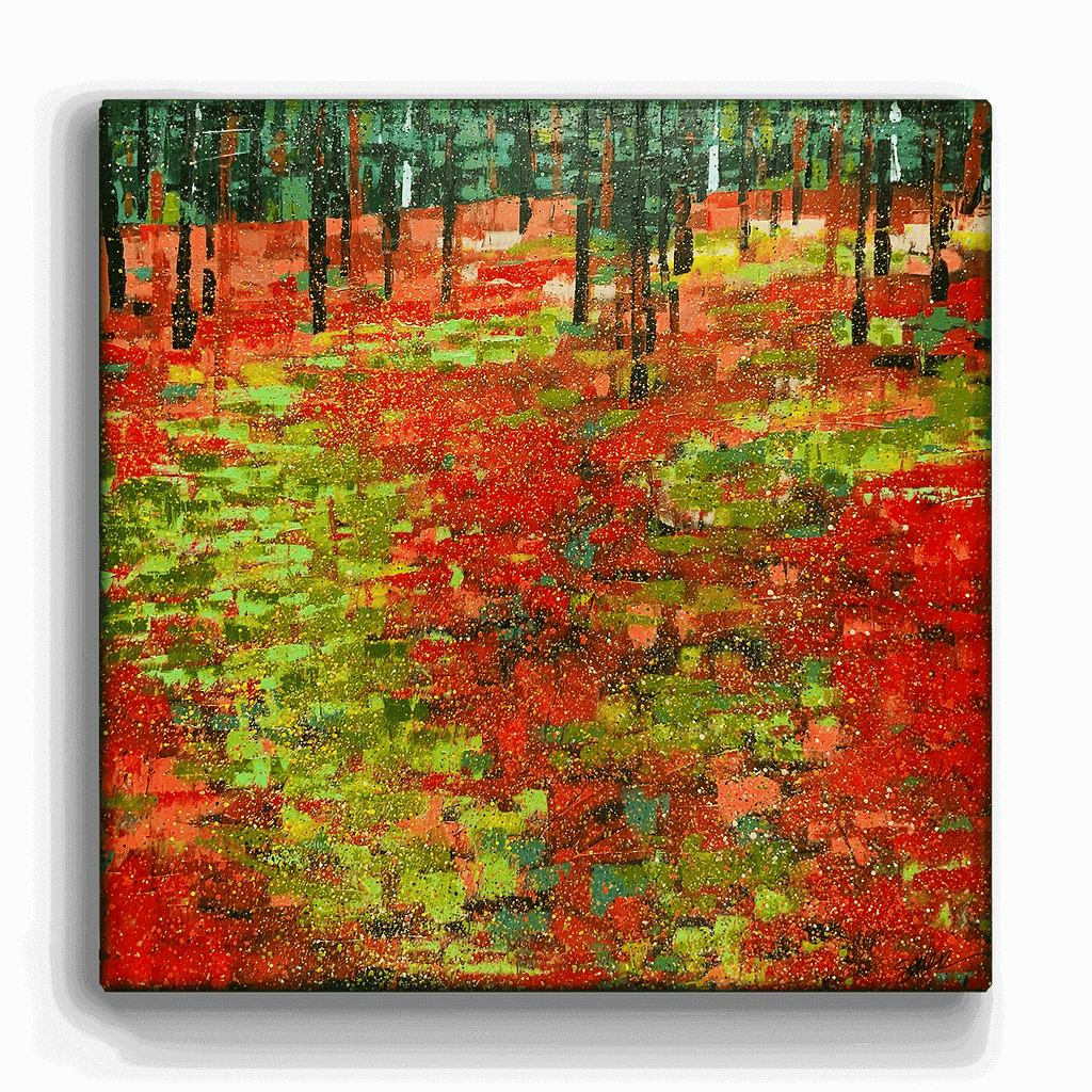 Autumn Huckleberries - Metal Box Art – Old Wood Signs