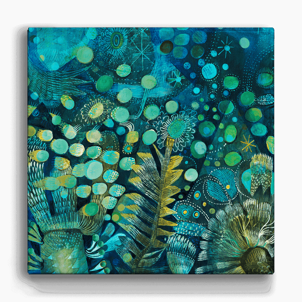 Aqua Dreams - Metal Box Art – Old Wood Signs