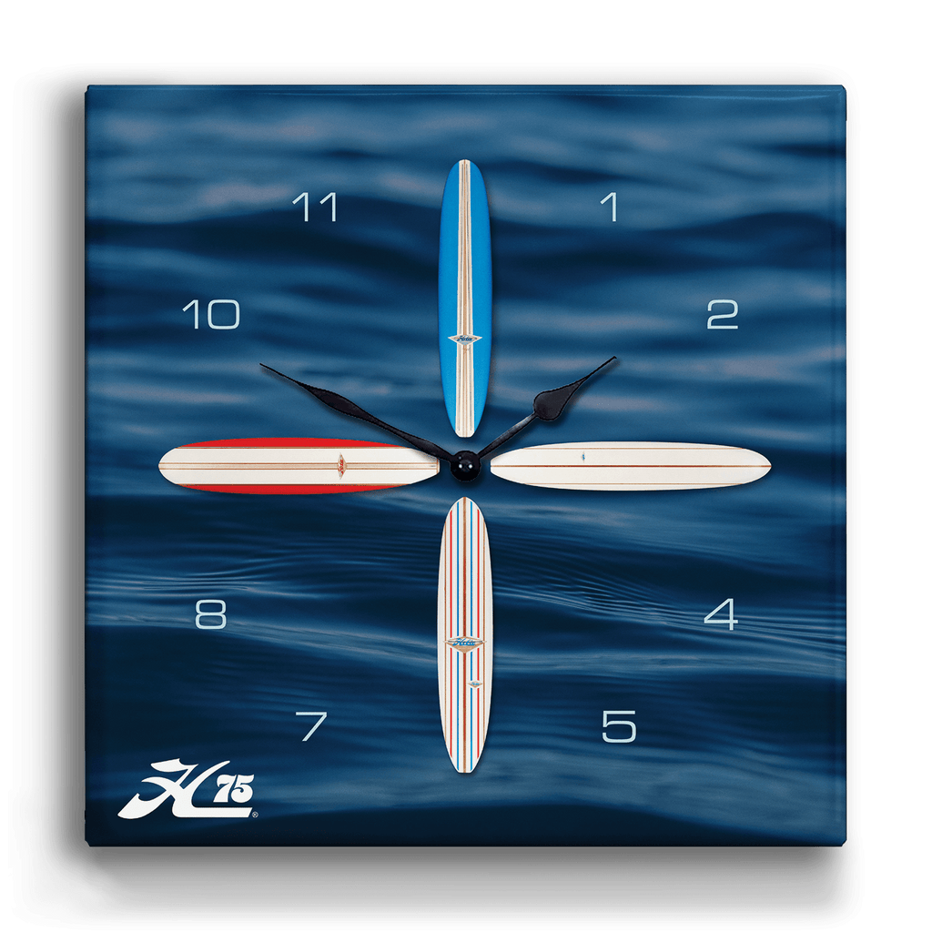 Hobie Surfboard Clock - Metal Box Art – Old Wood Signs