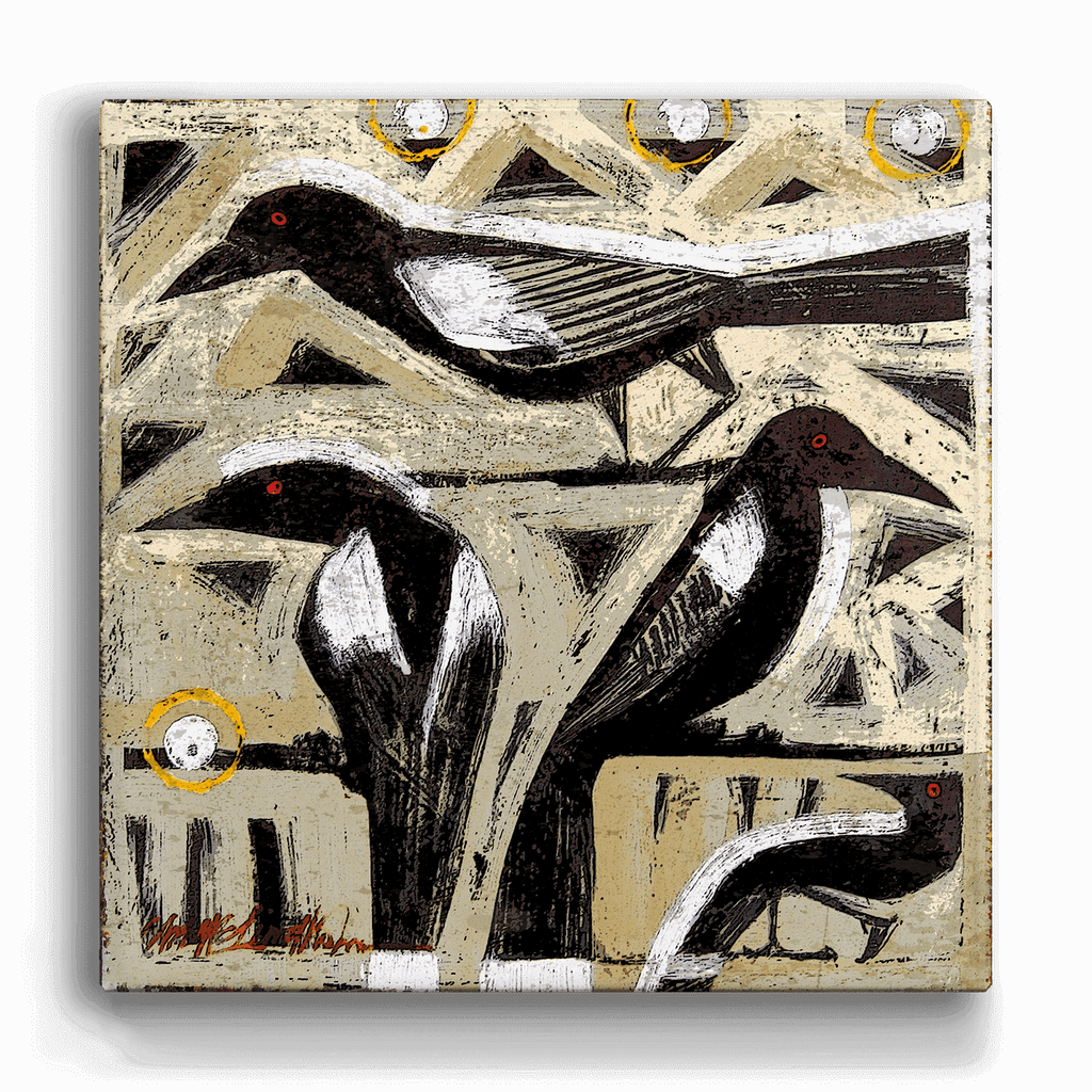 Spirit Birds: Shadow Dance - Metal Box Art – Old Wood Signs
