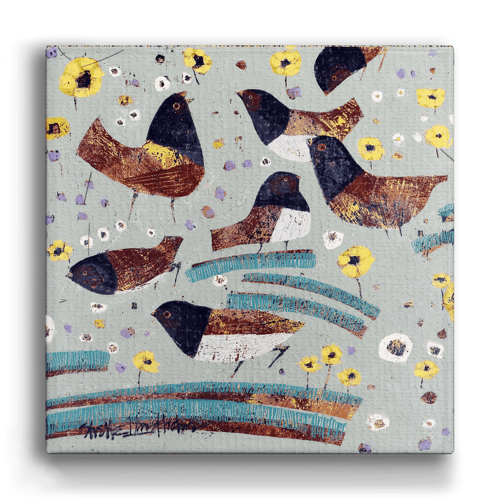 Juncos 1 - Metal Box Art – Old Wood Signs