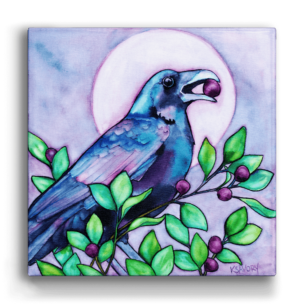 Huckleberry Moon - Metal Box Art – Old Wood Signs