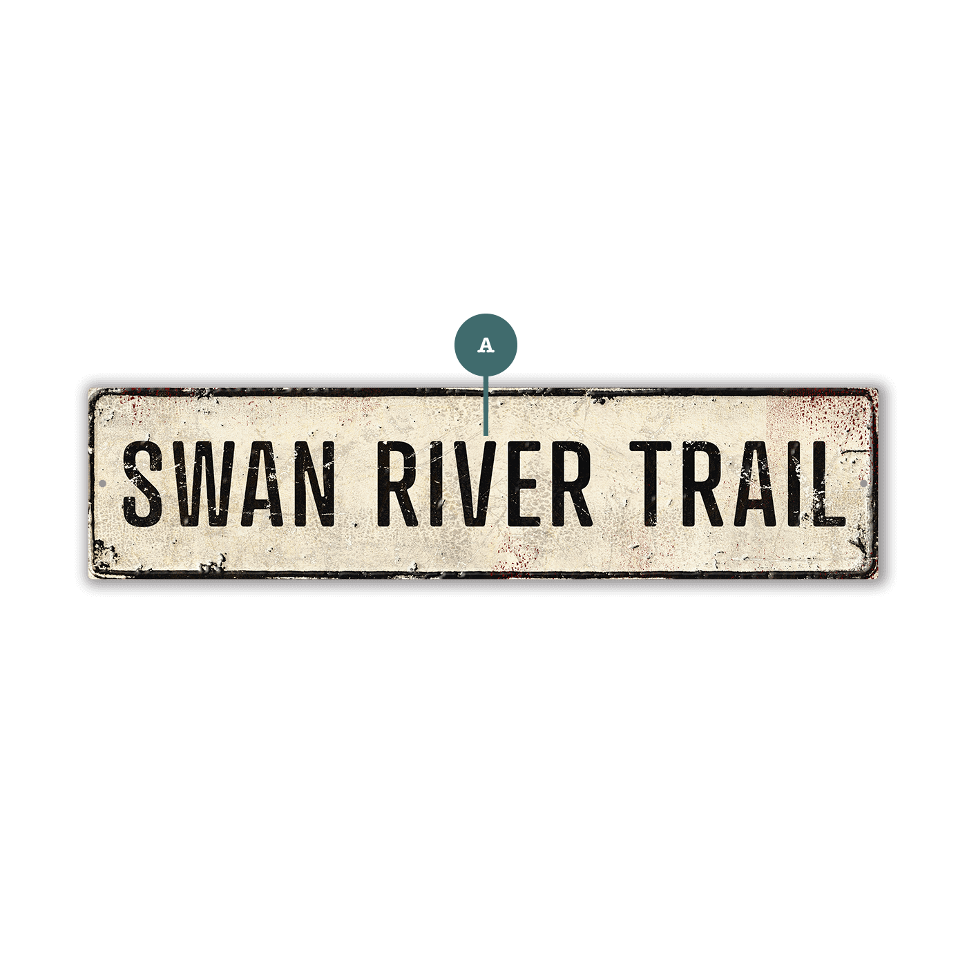 Landmark Classic Custom Signs: White 1 - Wall Decor – Old Wood Signs