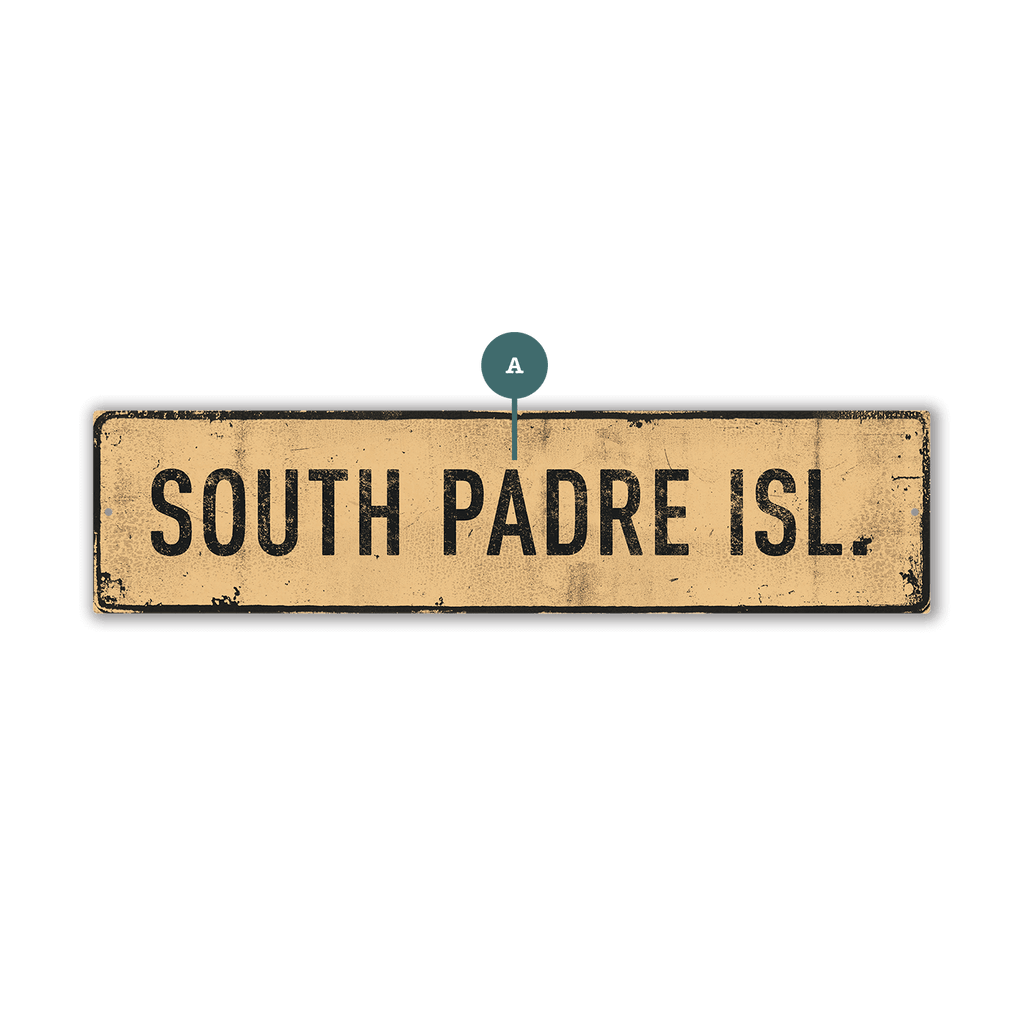 Landmark Classic Custom Signs: Sand 1 - Wall Decor – Old Wood Signs
