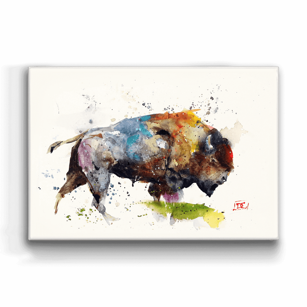 Full Spectrum Bison - Metal Box Art – Old Wood Signs