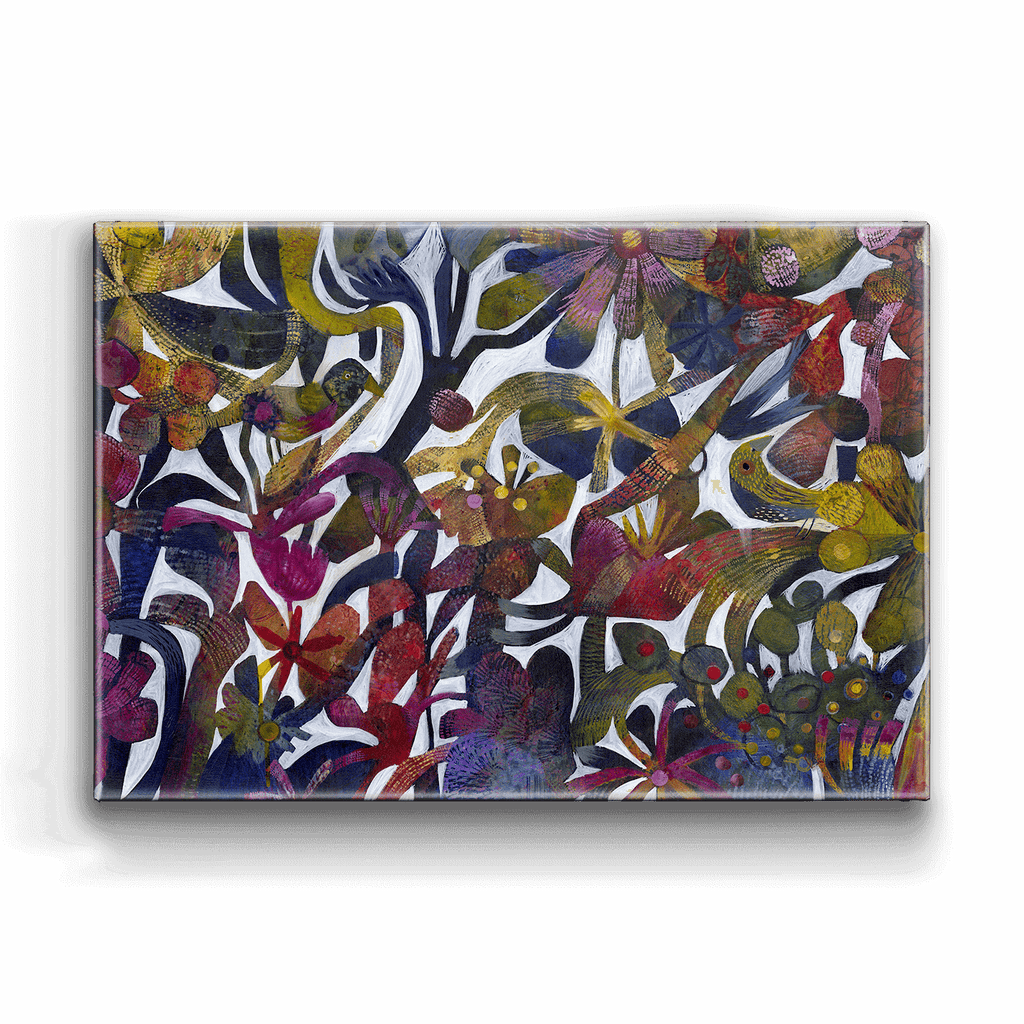 Bird Berries - Metal Box Art – Old Wood Signs