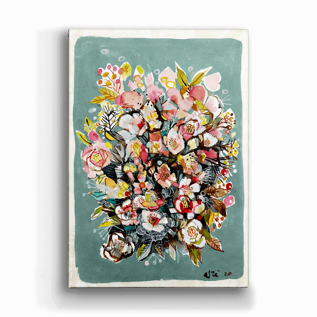 Bouquet - Metal Box Art – Old Wood Signs
