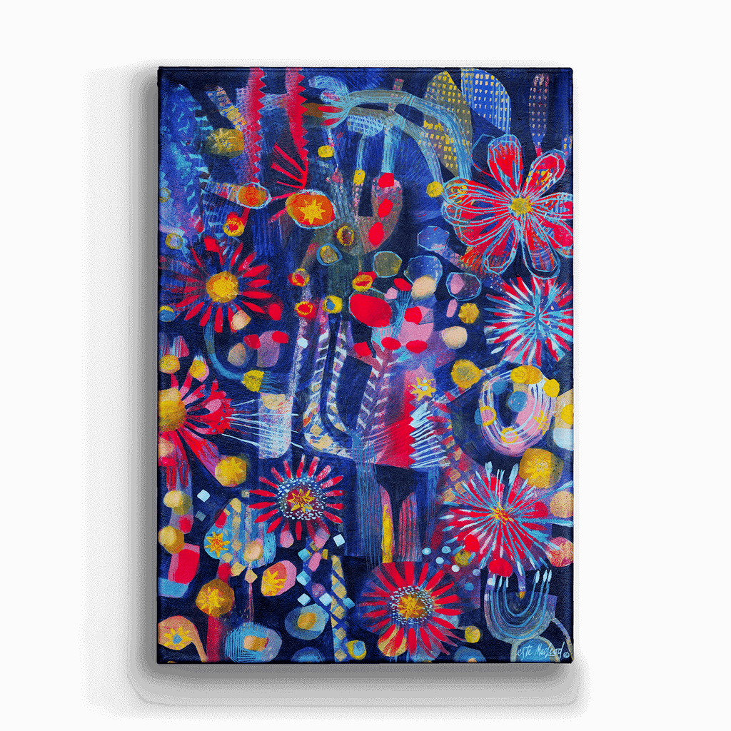 Night Flower - Metal Box Art – Old Wood Signs
