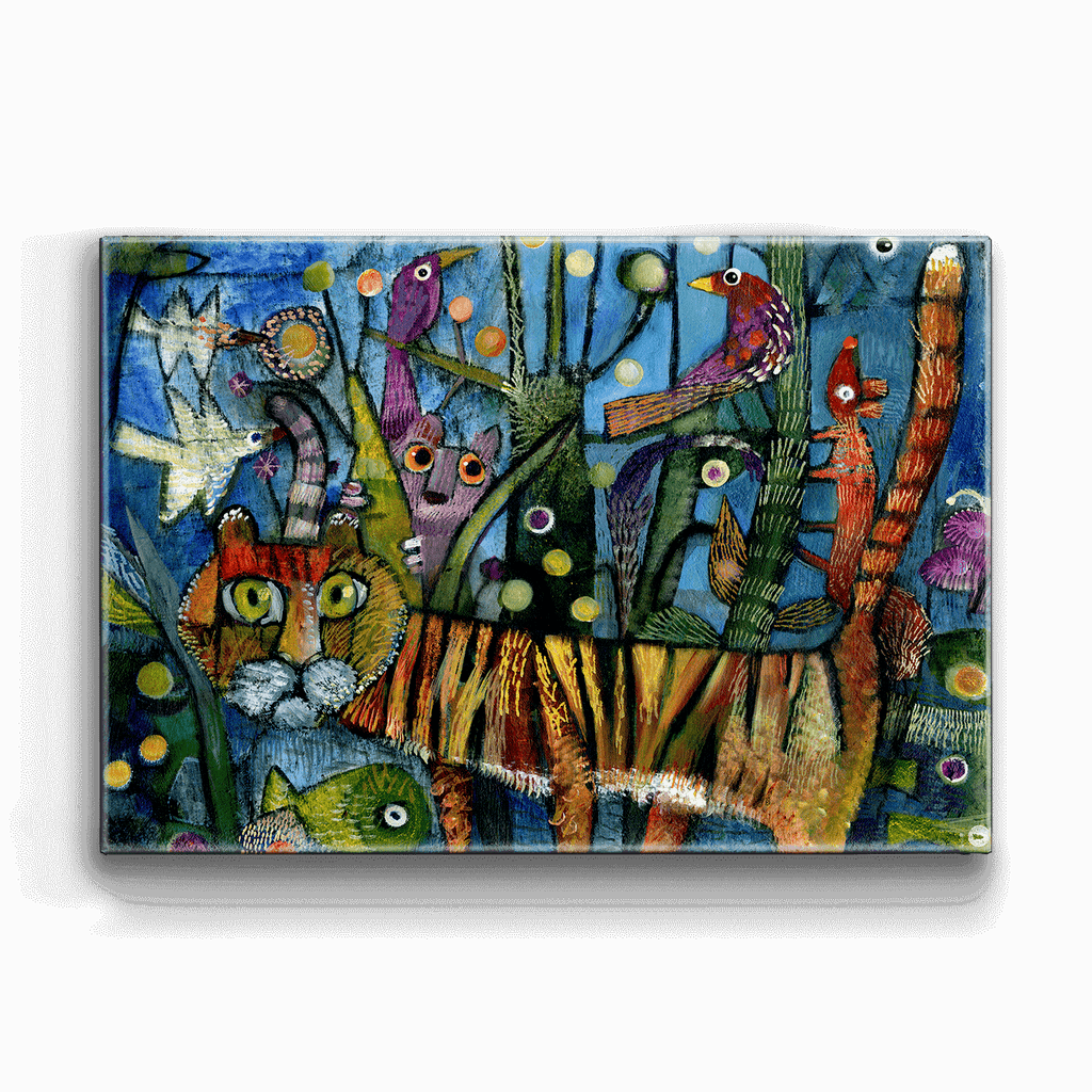 Tiger, Tiger - Metal Box Art – Old Wood Signs