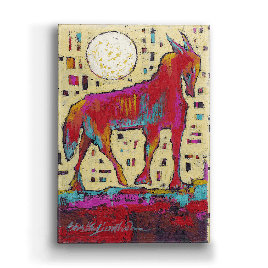 Hot Dog, Wolf - Metal Box Art – Old Wood Signs