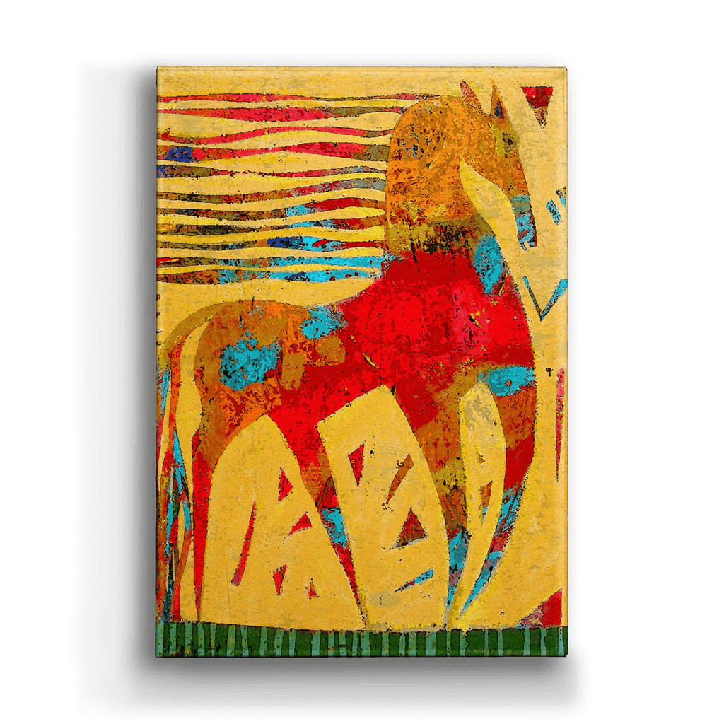 Troubadour Horse - Metal Box Art – Old Wood Signs