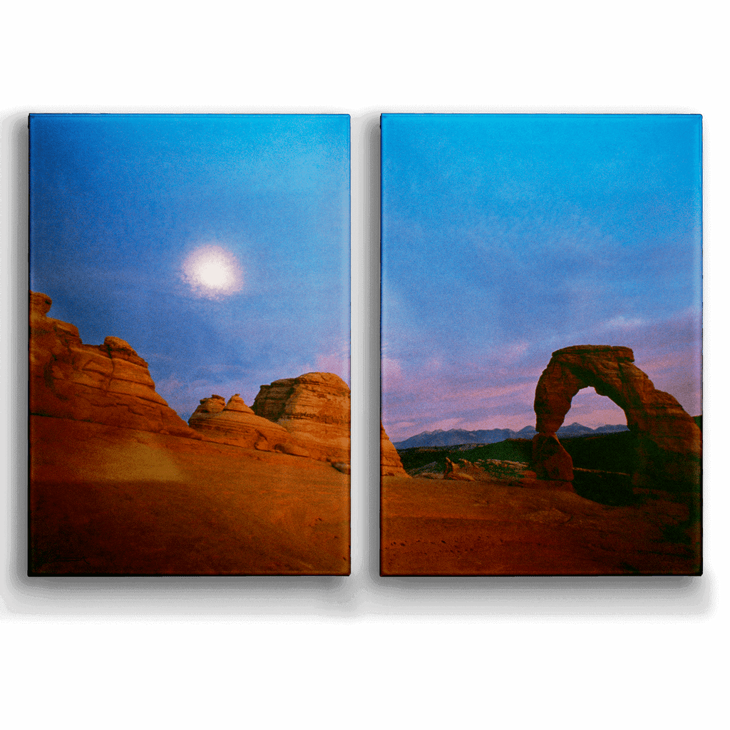 Delicate Arch: 2-Piece Metal Box Art – Old Wood Signs