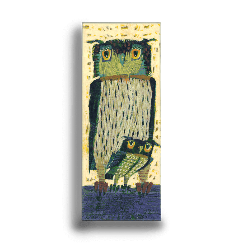Peek-a-Boo Owls - Metal Box Art – Old Wood Signs