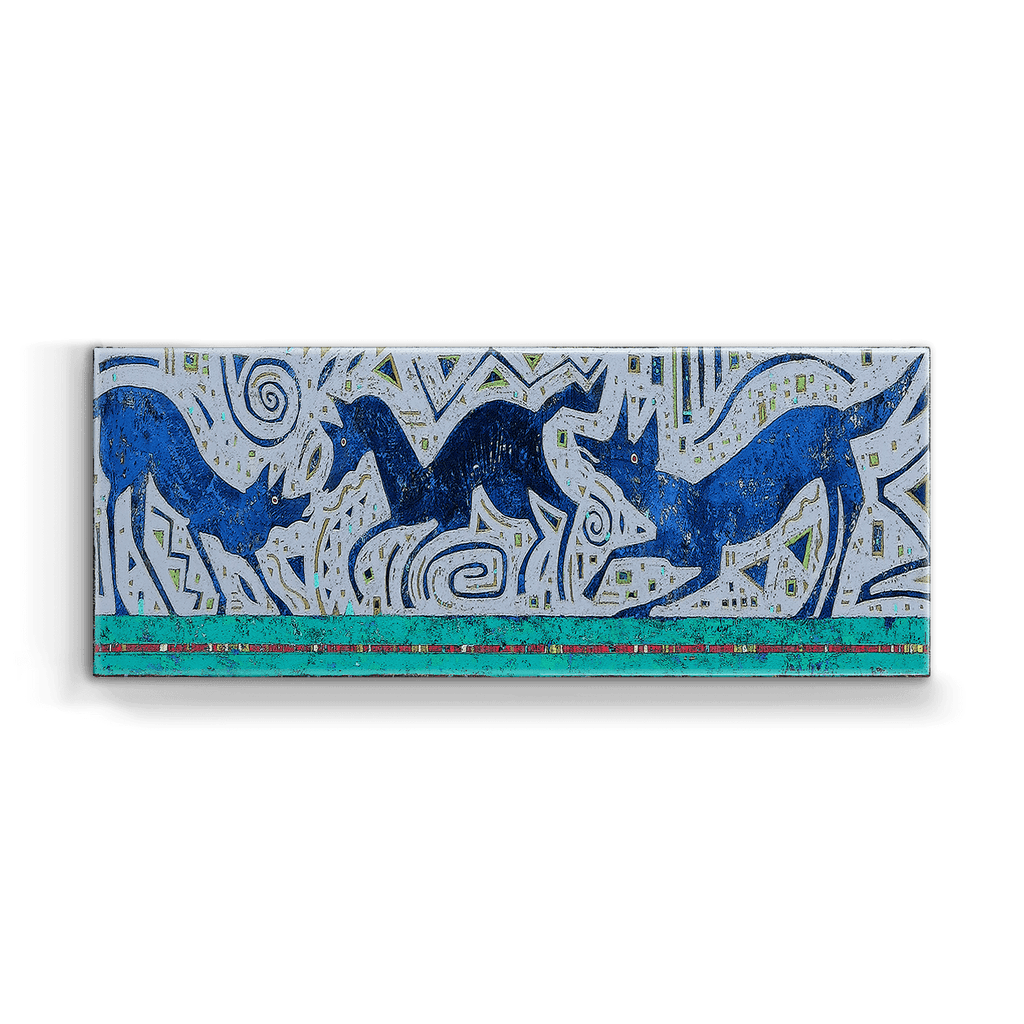 Wild Blue Yonder 2 - Metal Box Art – Old Wood Signs