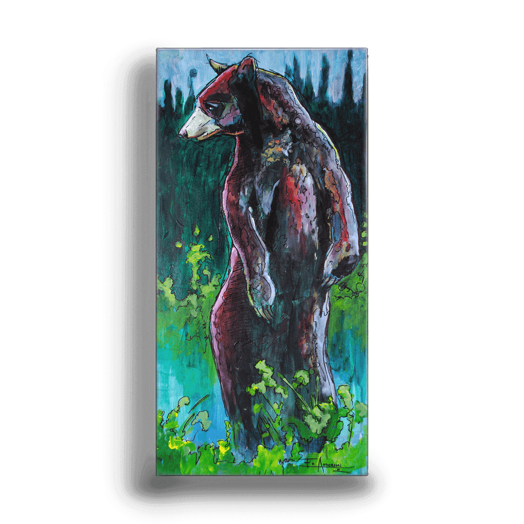 Bear Watching: Metal Box Art – Old Wood Signs