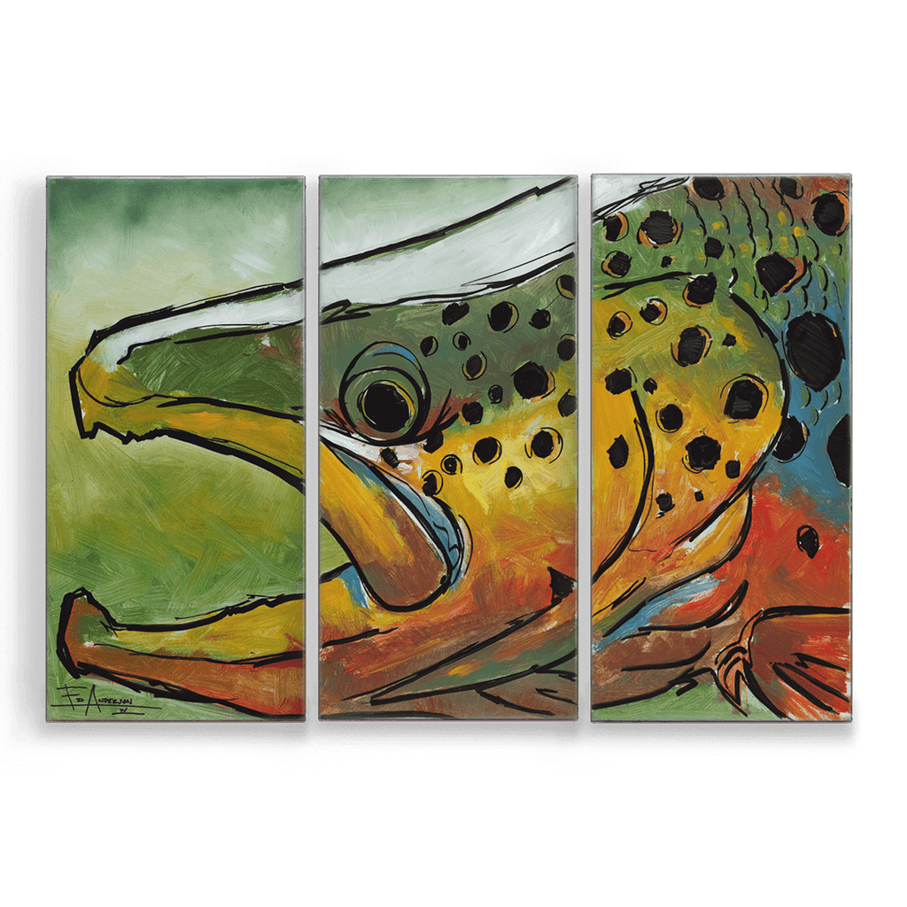The Home of Brown: 3-Piece Metal Box Art – Old Wood Signs