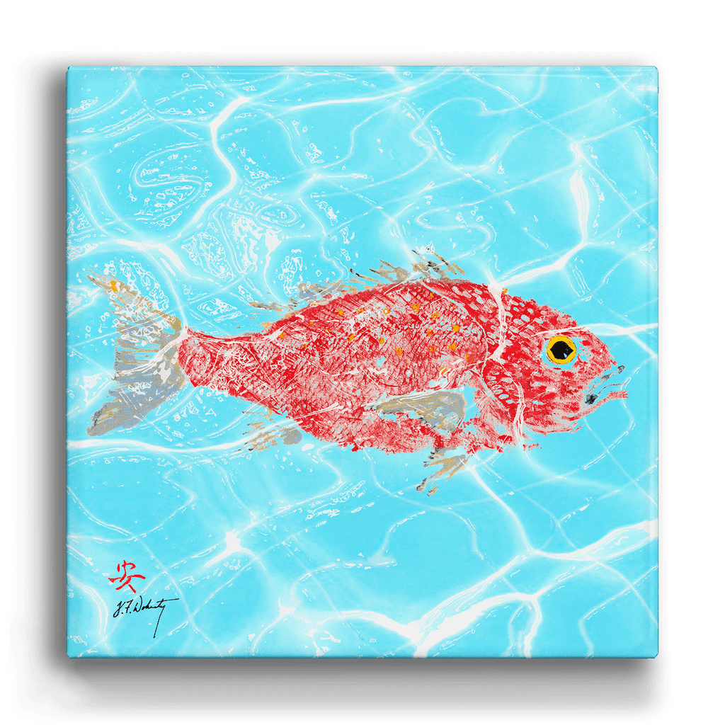 Solo Red Snapper - Metal Box Art – Old Wood Signs