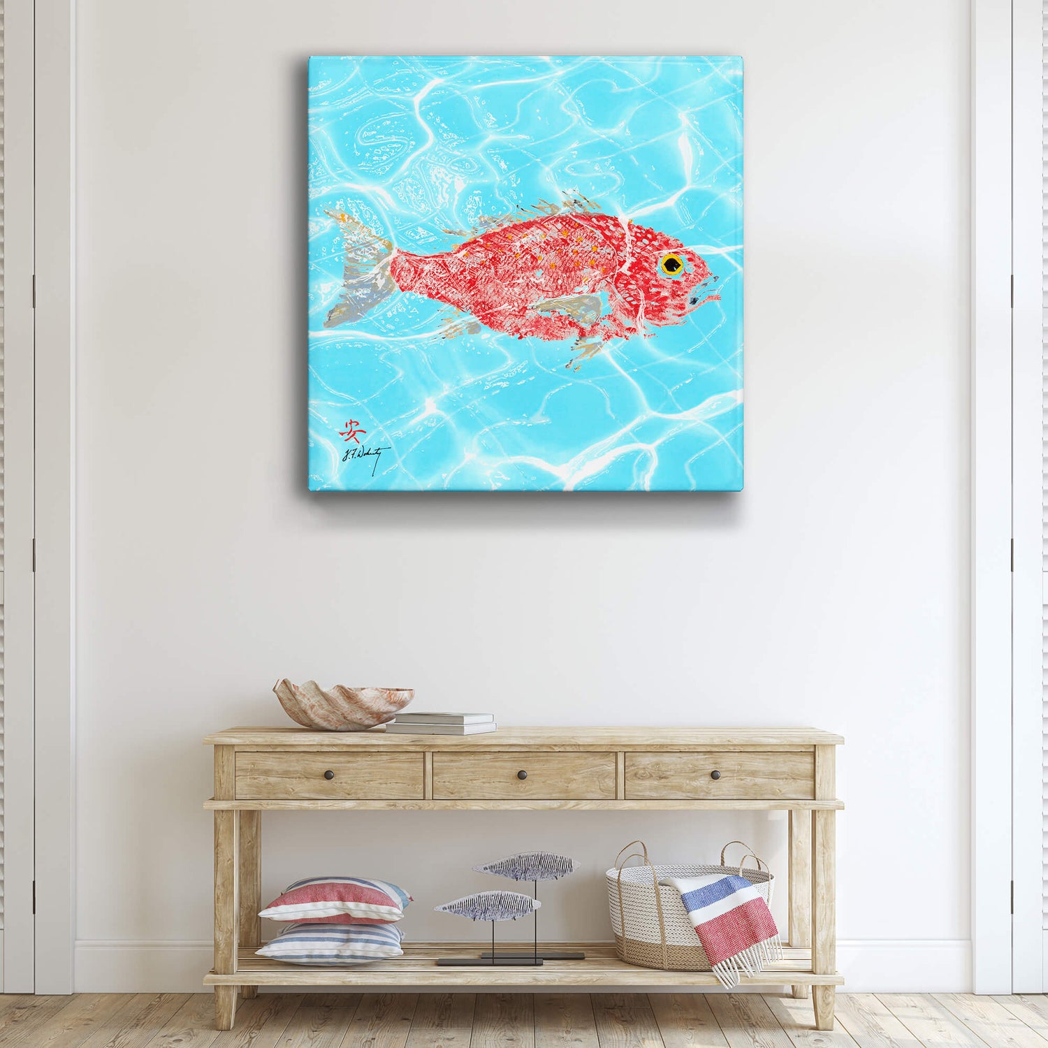 Solo Red Snapper - Metal Box Art – Old Wood Signs