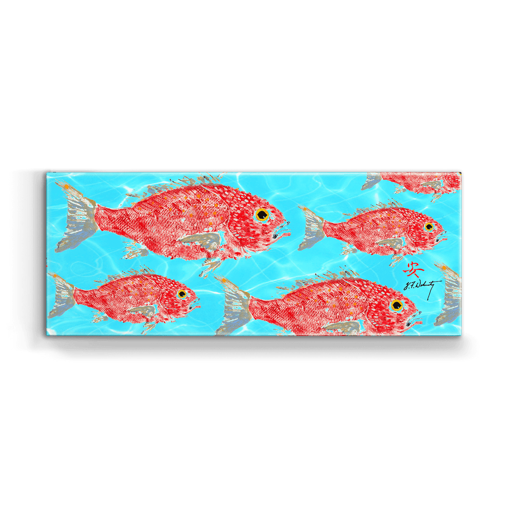 School of Red Snapper - Metal Box Art – Old Wood Signs