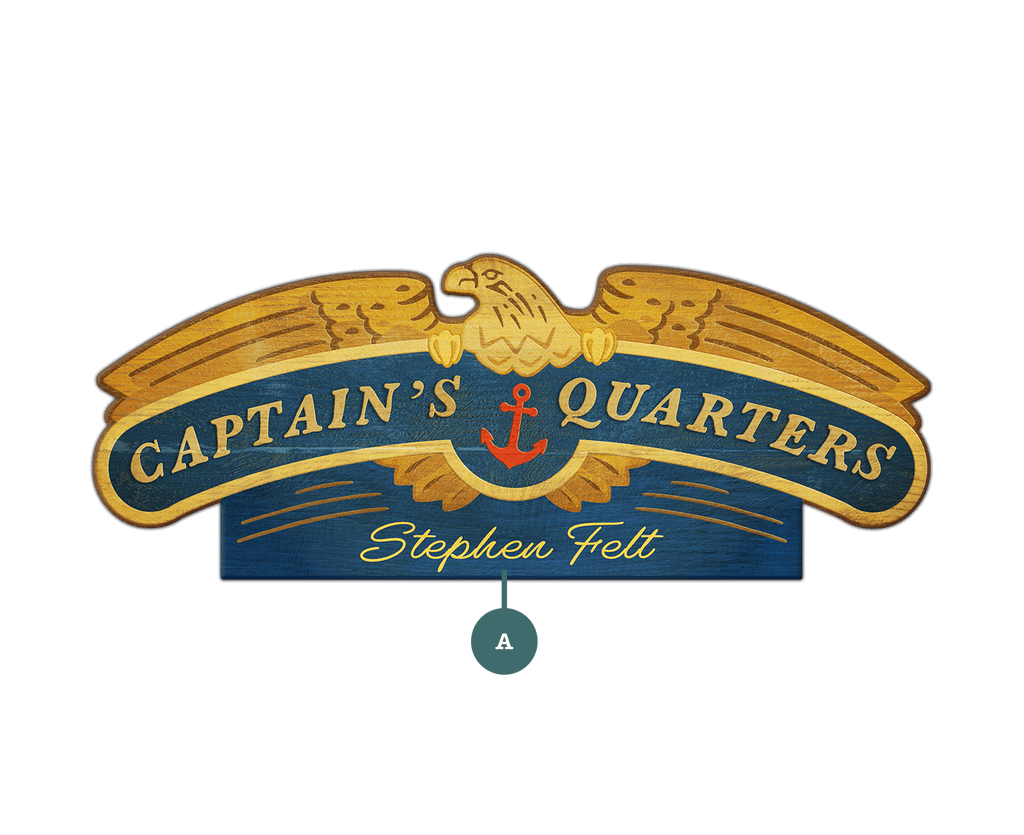 Captain's Quarters - Wood Wall Decor – Old Wood Signs