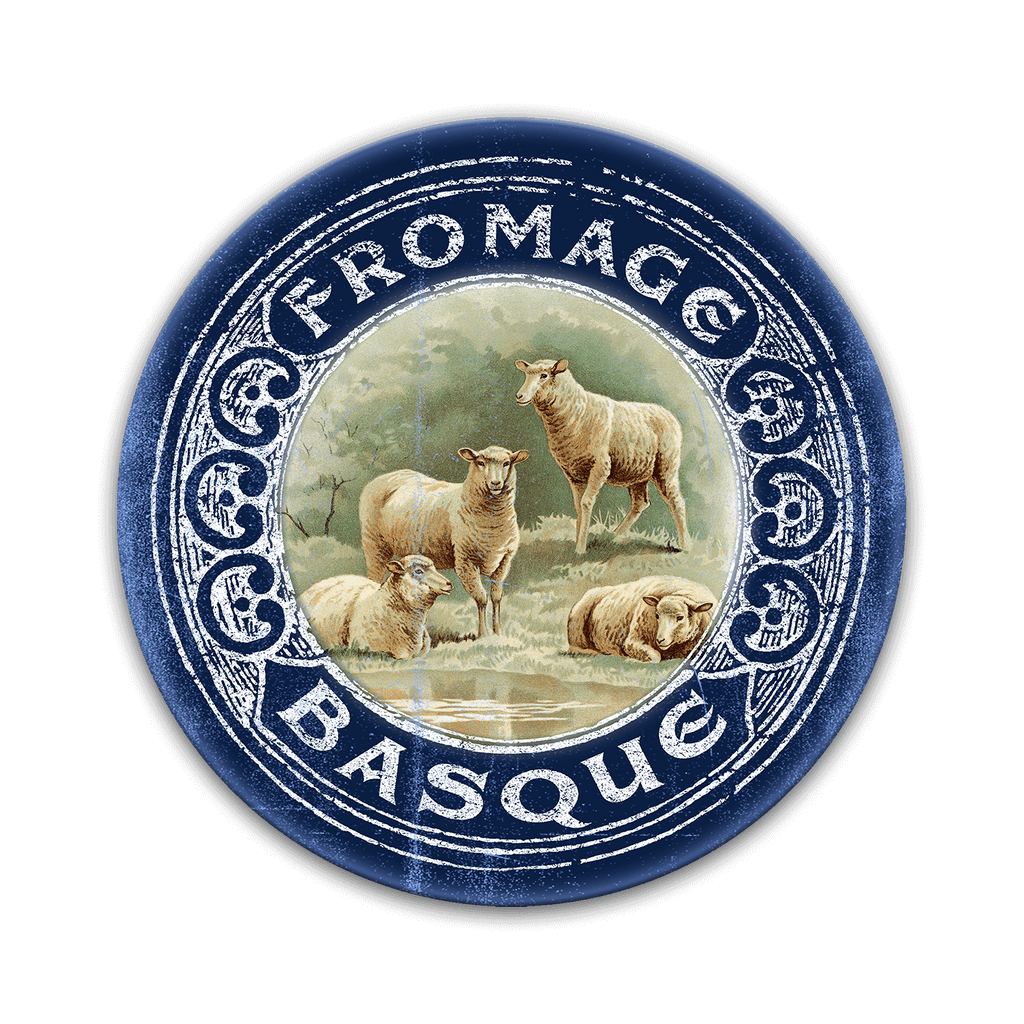 Fromage Basque Cheese Label – Old Wood Signs