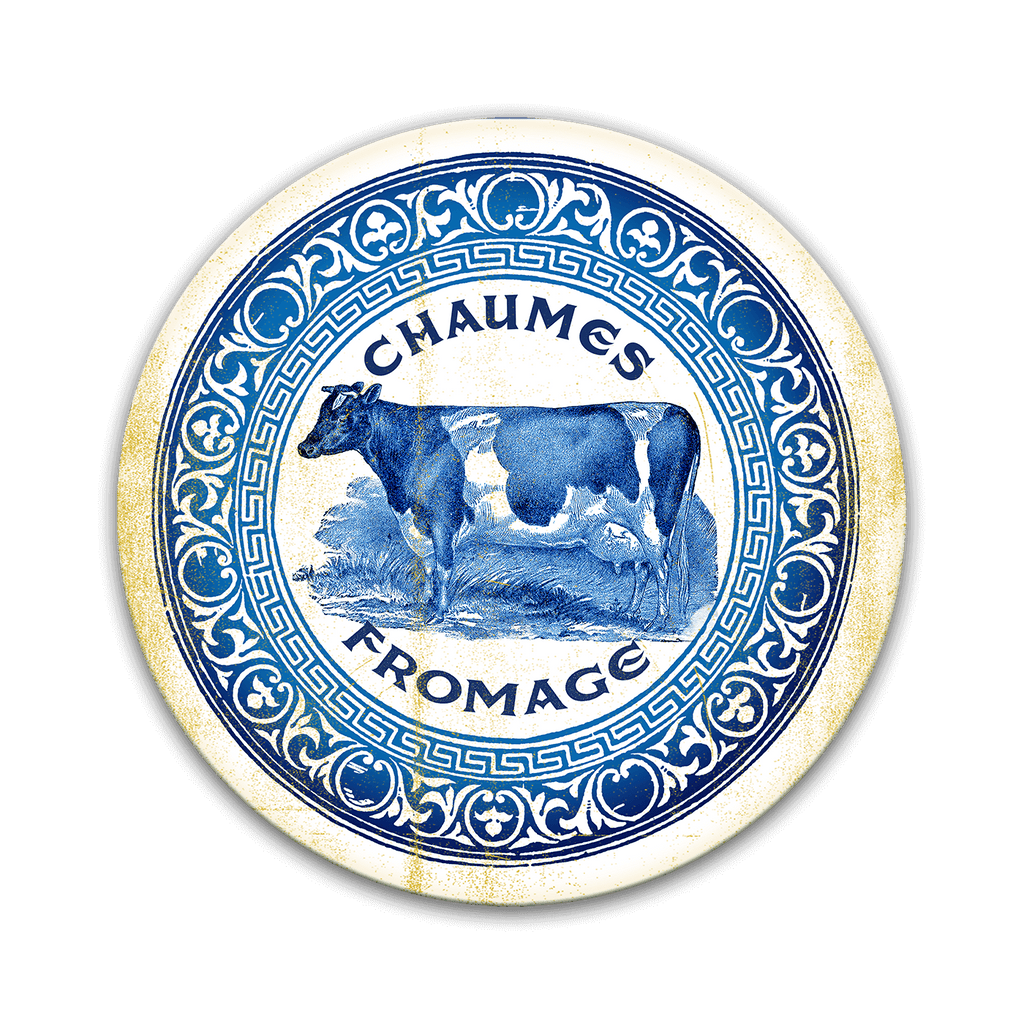Chaumes Fromage Cheese Label – Old Wood Signs