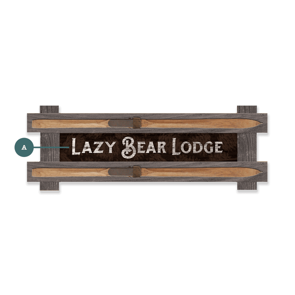 Welcome to the Lodge: Personalized - Framed Wall Decor – Old Wood Signs
