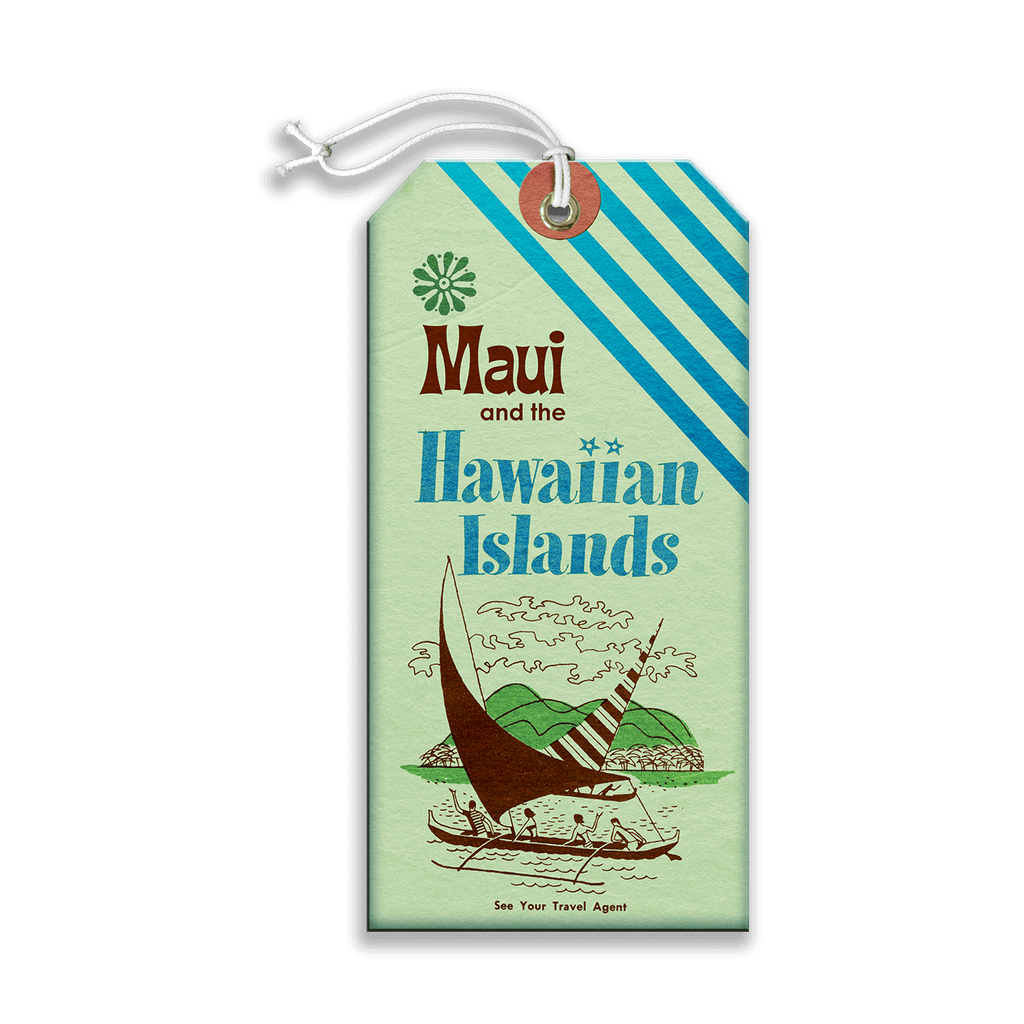 Maui and the Islands - Luggage Tag – Old Wood Signs