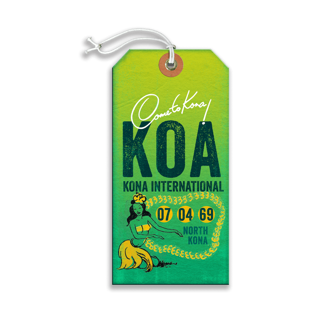 Kona International - Luggage Tag – Old Wood Signs