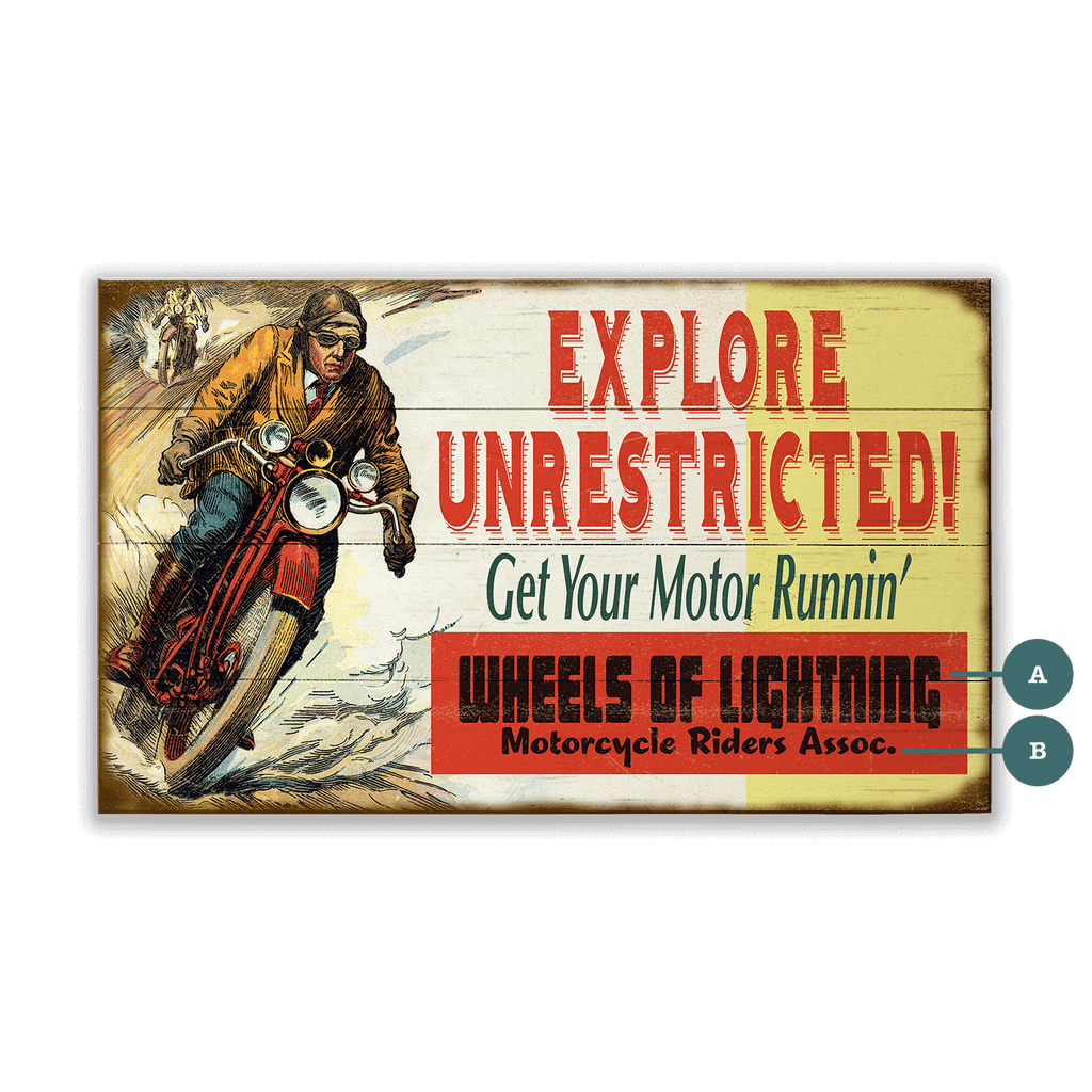 Explore Unrestricted - Wood & Metal Wall Art – Old Wood Signs