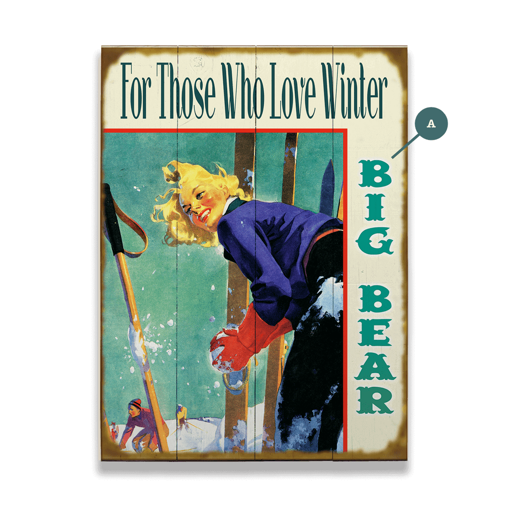 For Those Who Love Winter - Wood & Metal Wall Art – Old Wood Signs