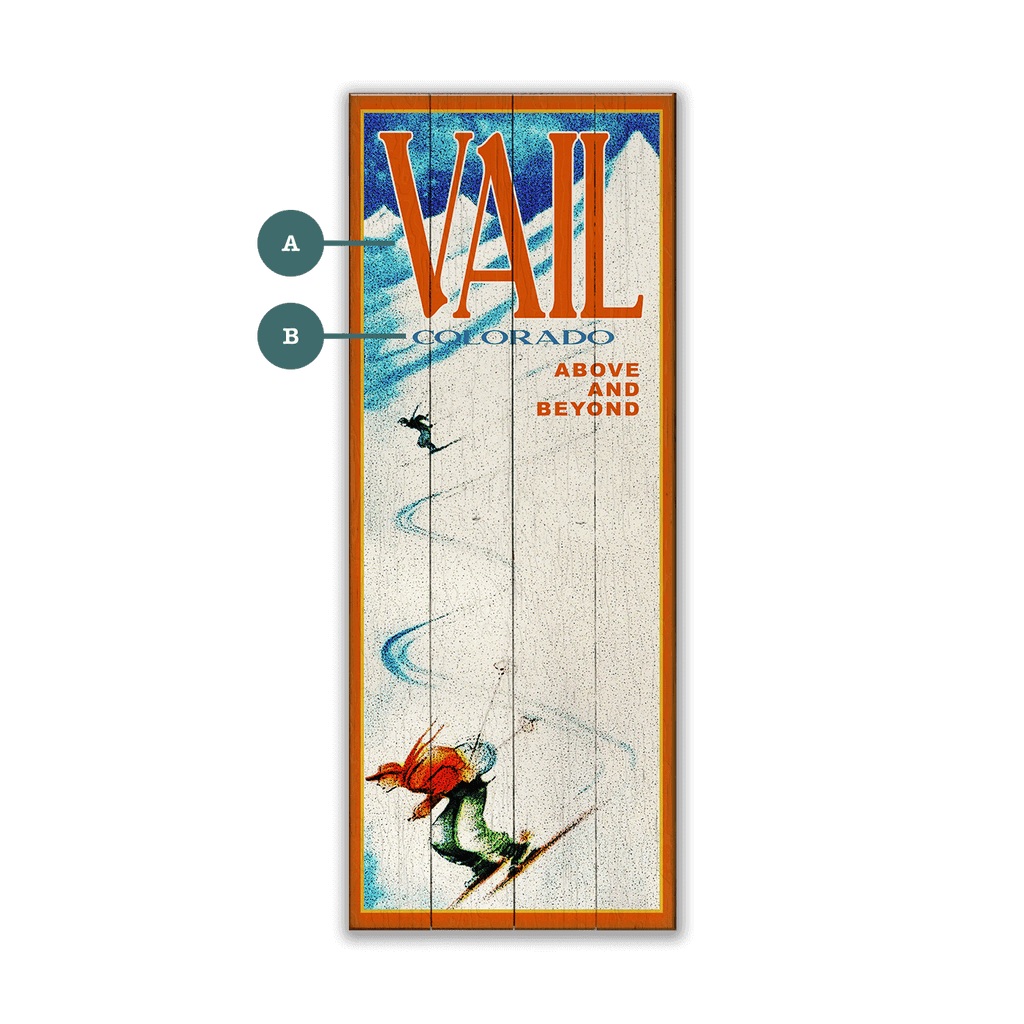 Above and Beyond - Wood & Metal Wall Art – Old Wood Signs