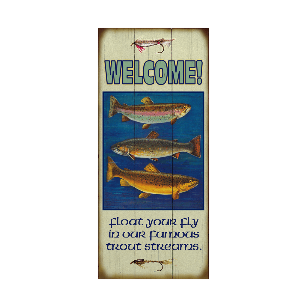 Float Your Fly: Generic - Wood & Metal Wall Art – Old Wood Signs