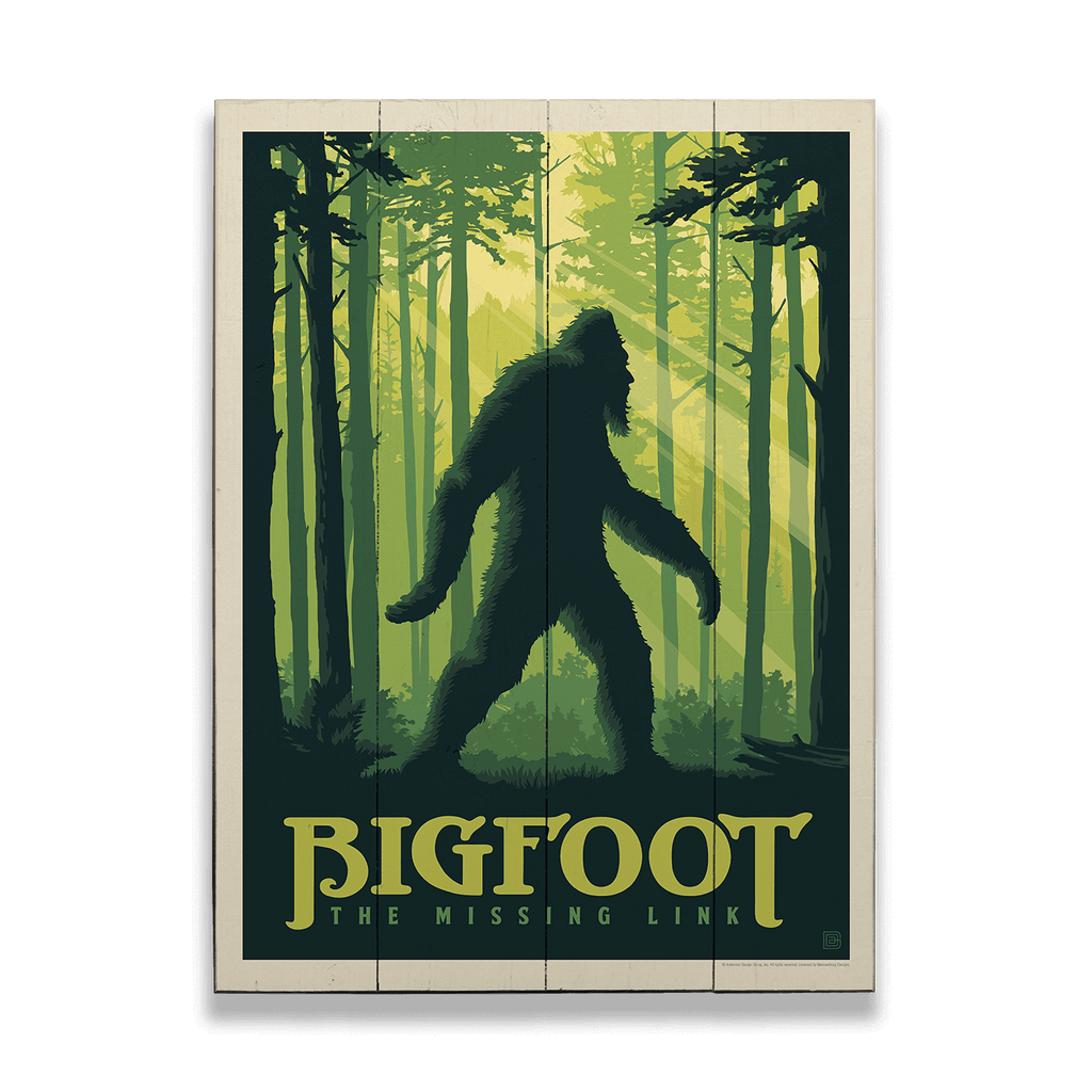 Bigfoot: The Missing Link - Wood & Metal Wall Art – Old Wood Signs