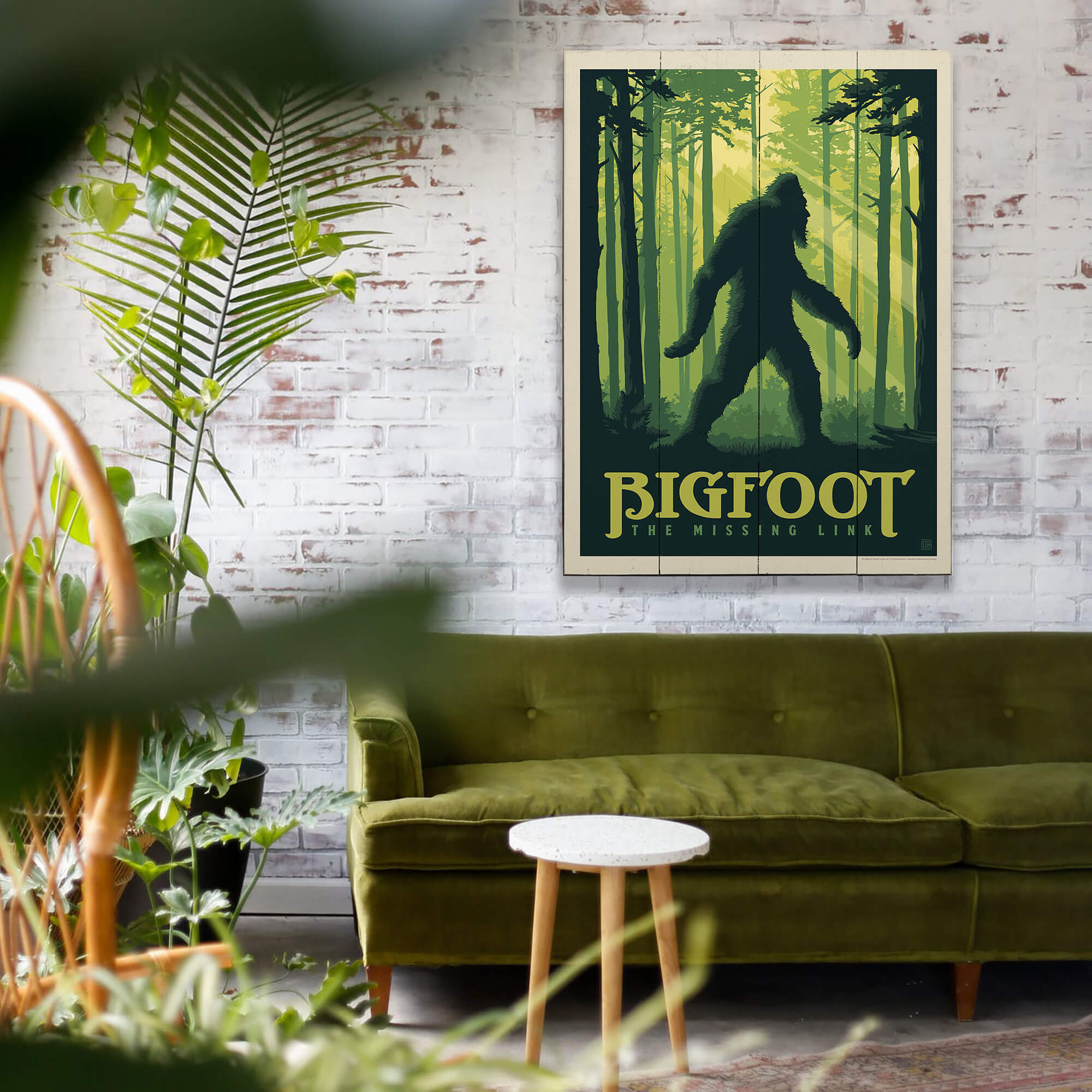 Bigfoot: The Missing Link - Wood & Metal Wall Art – Old Wood Signs