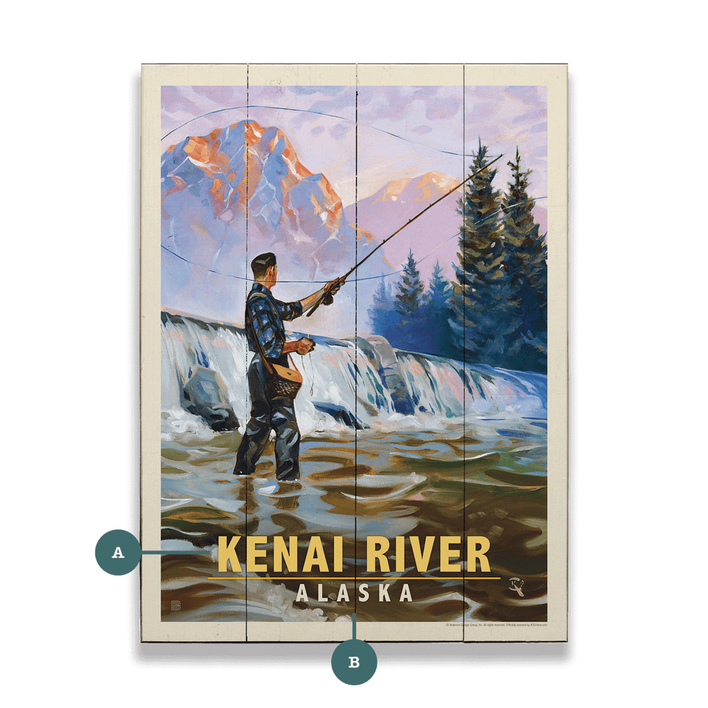 Classic Sportman: Fly Fishing - Wood & Metal Wall Art – Old Wood Signs