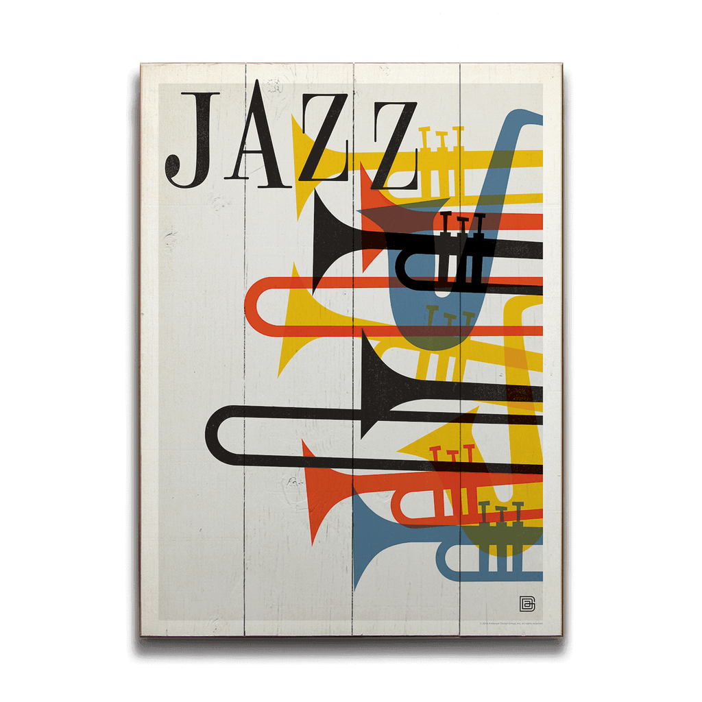 The Art of Jazz - Wood & Metal Wall Art – Old Wood Signs