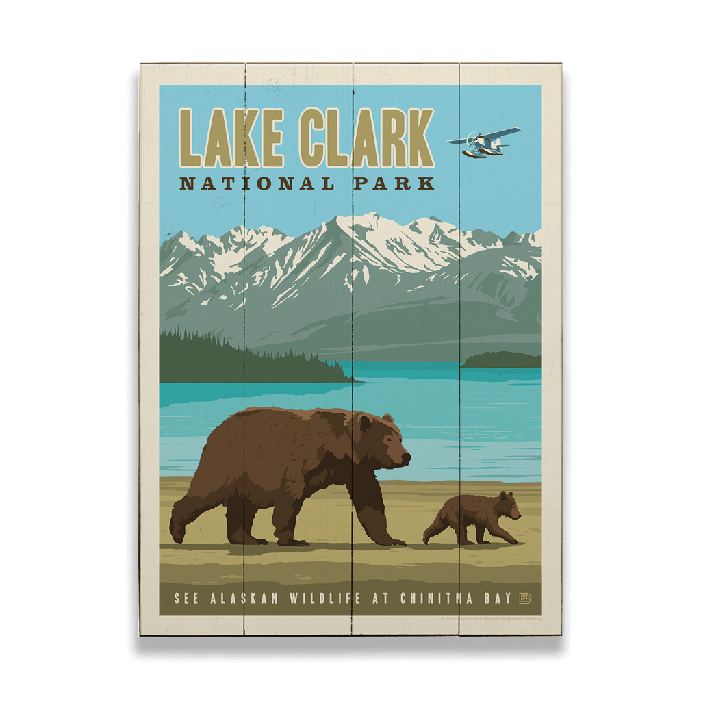 Lake Clark National Park: Chinitna Bay - Wood & Metal Wall Art – Old ...