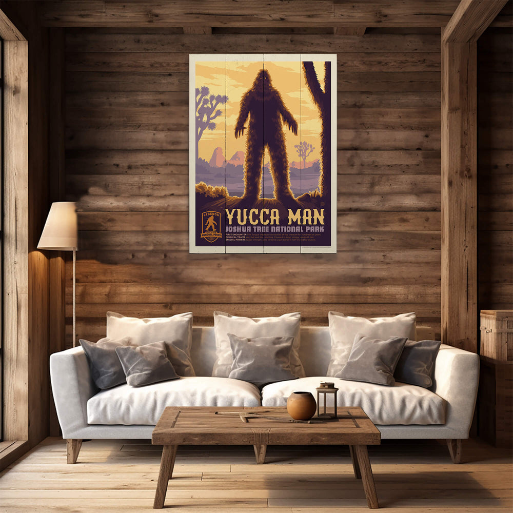Yucca Man: The Desert Phantom - Wood & Metal Wall Art – Old Wood Signs