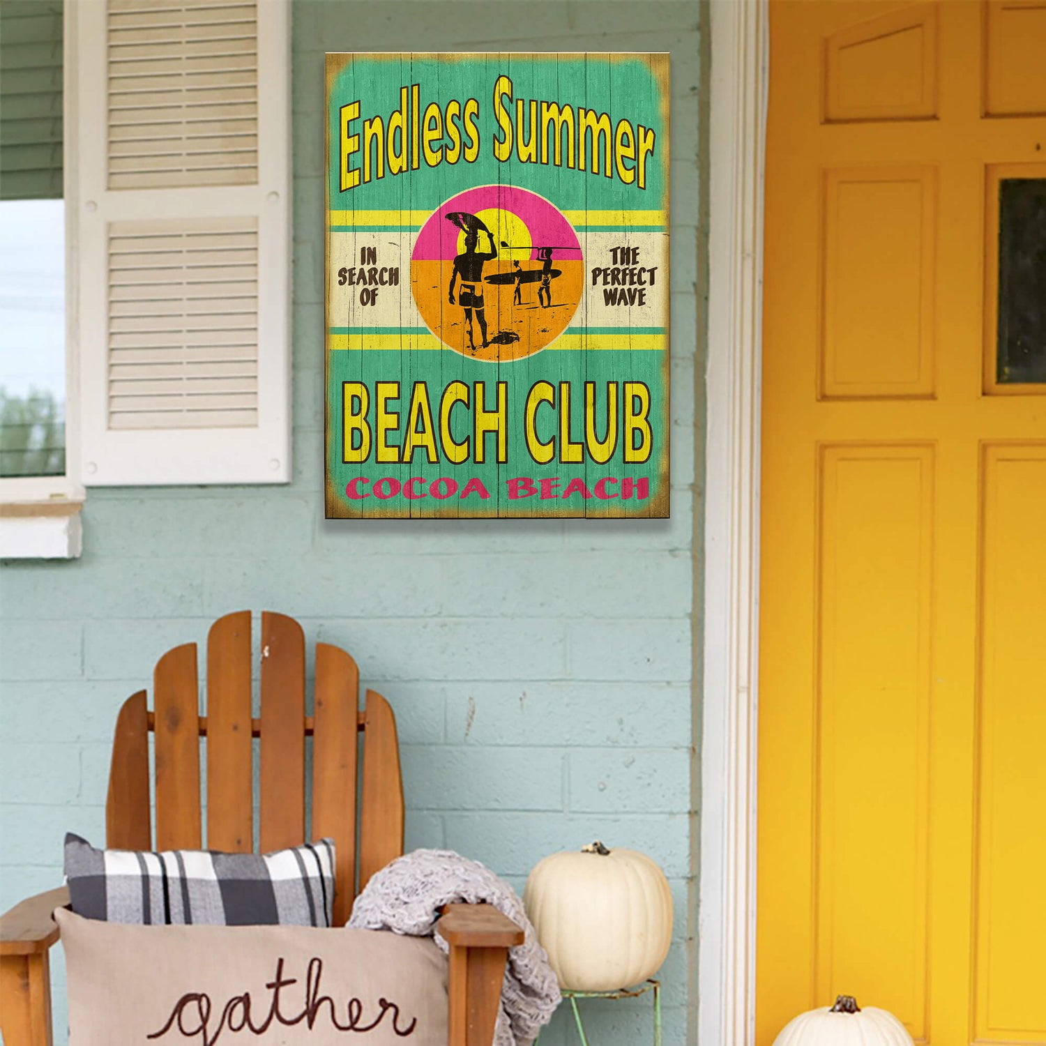 The Endless Summer: Cocoa Beach - Wood & Metal Wall Art – Old Wood Signs