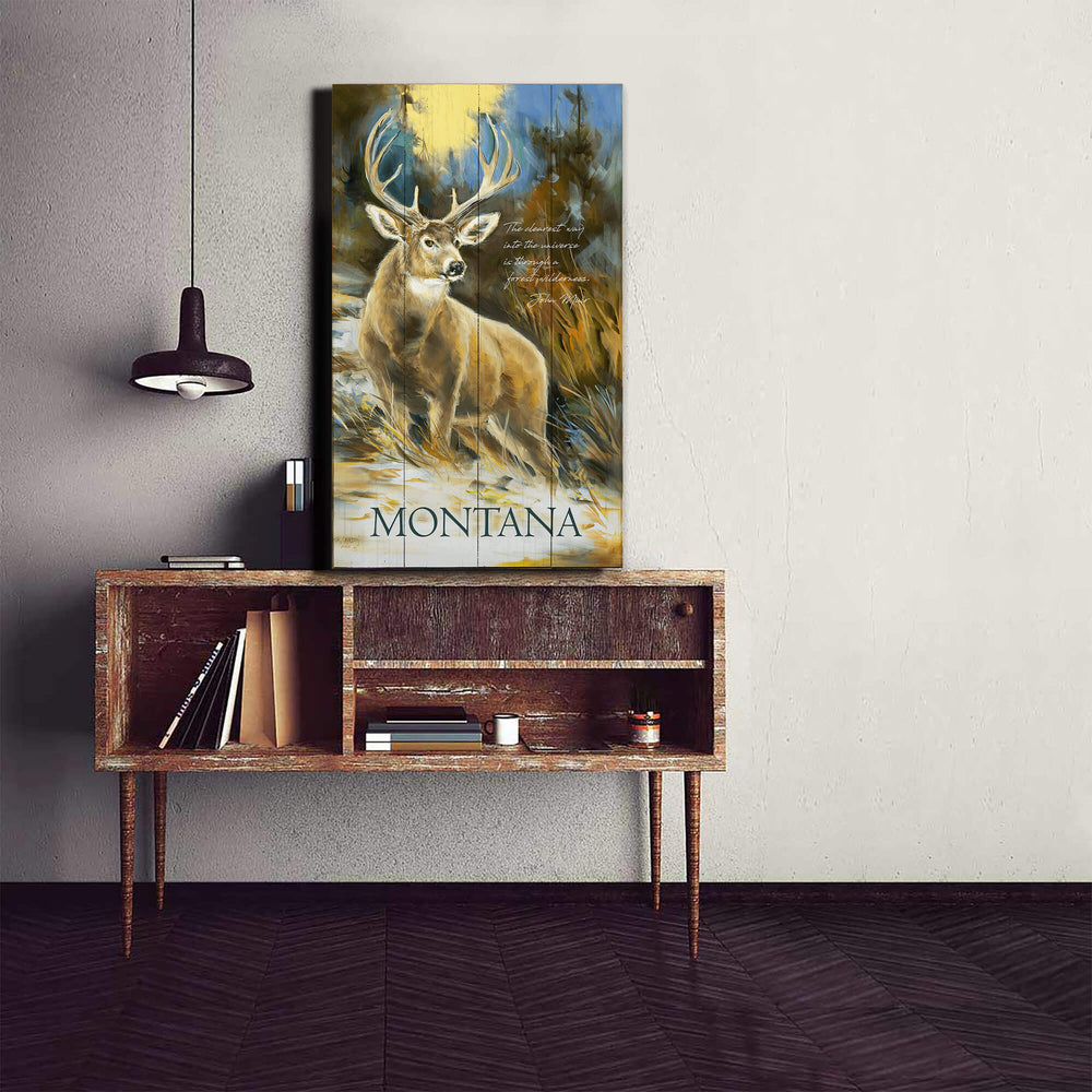 Woodland Buck - Wood & Metal Wall Art – Old Wood Signs