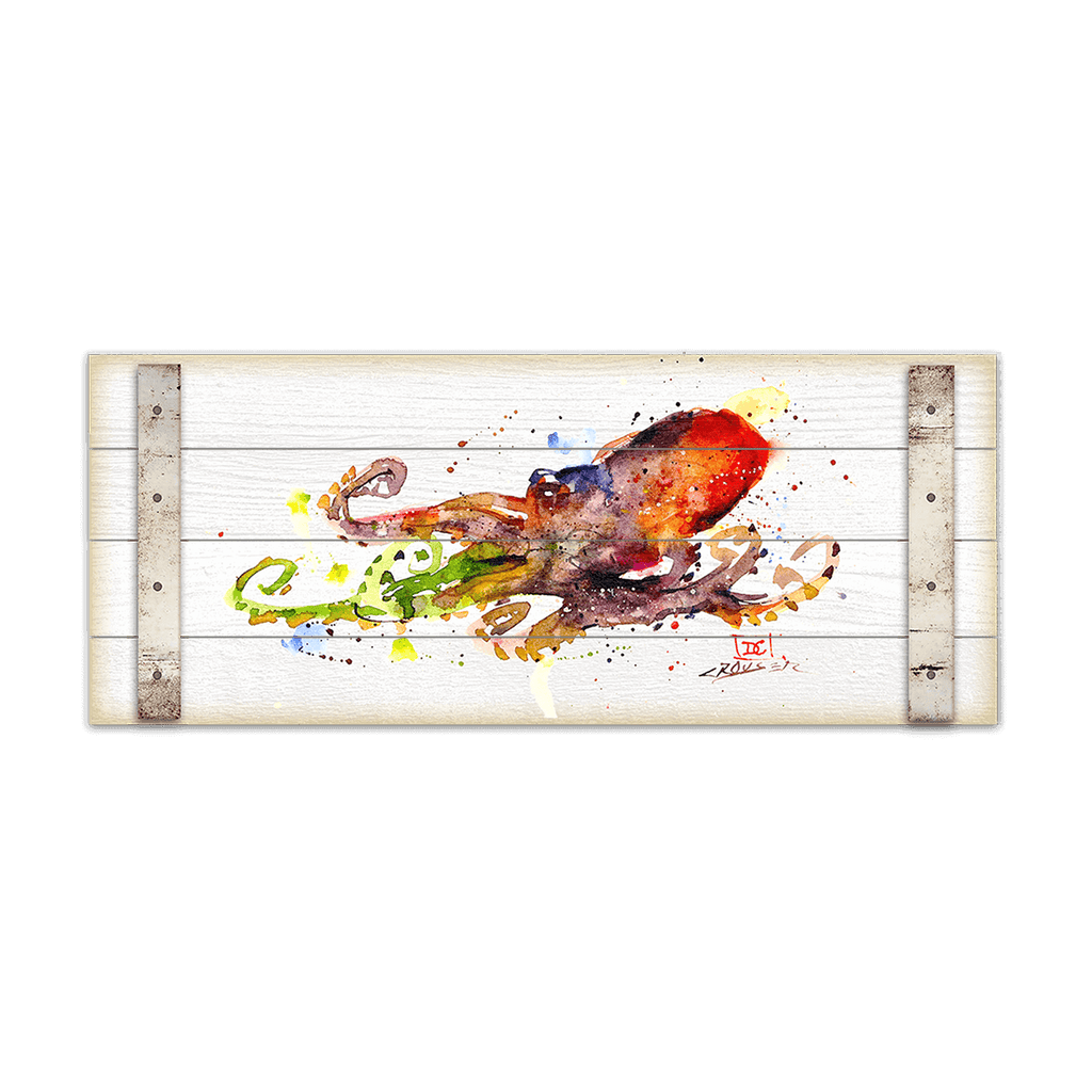 Octopus - Wood Plank Wall Art – Old Wood Signs