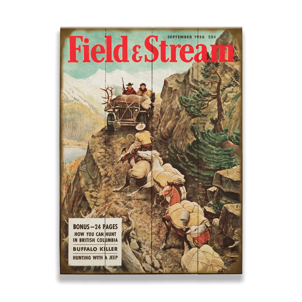 Field & Stream Cover September 1956 - Wood & Metal Wall Art – Old Wood ...