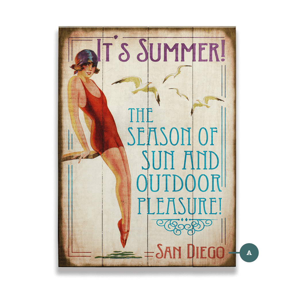Season of Sun - Wood & Metal Wall Art – Old Wood Signs