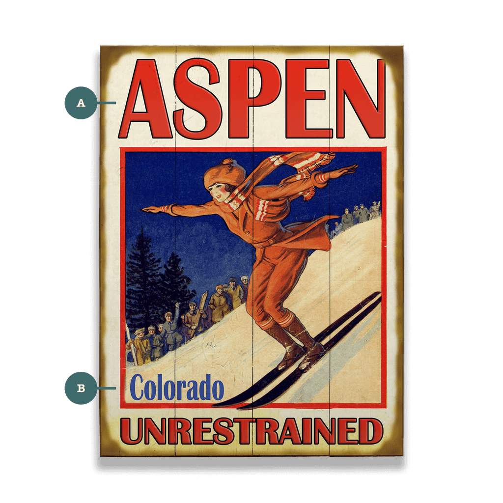 Unrestrained - Wood & Metal Wall Art – Old Wood Signs