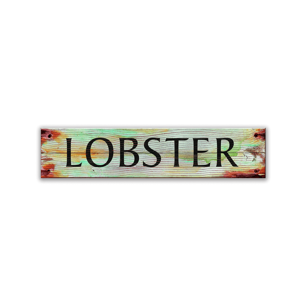 Catch of the Day: Lobster - Wood & Metal Wall Art – Old Wood Signs