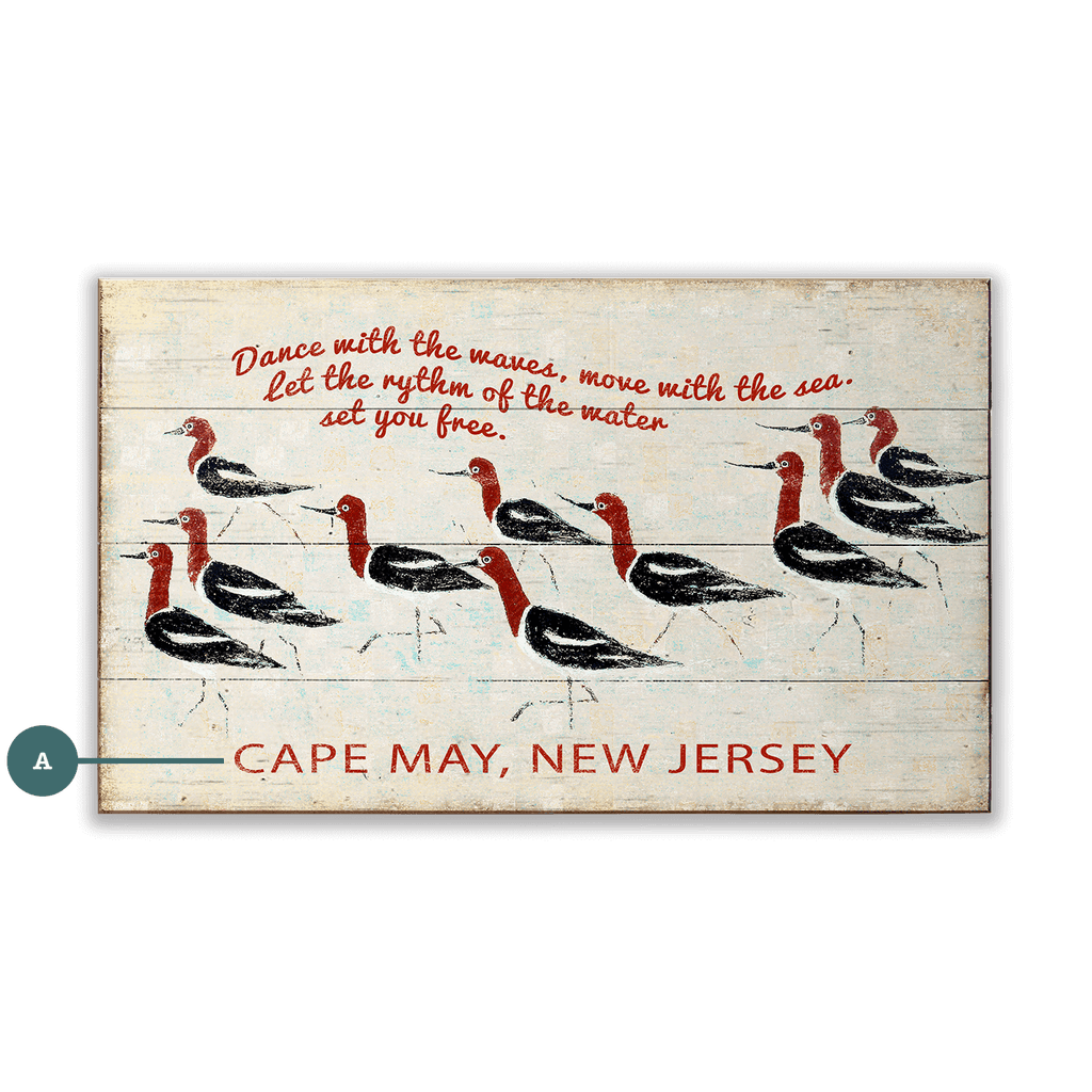 Beachcombers - Wood & Metal Wall Art – Old Wood Signs